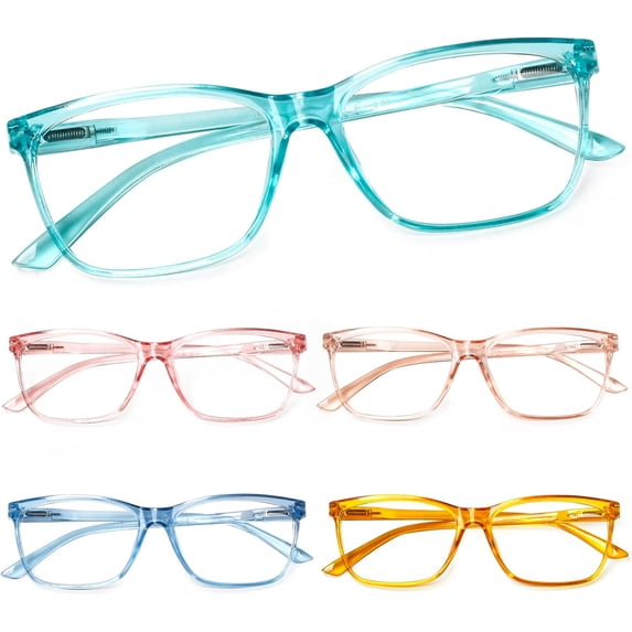 Ladies Reading Glasses Blue Light Blocking Spring Hinge Fashion Pattern ...