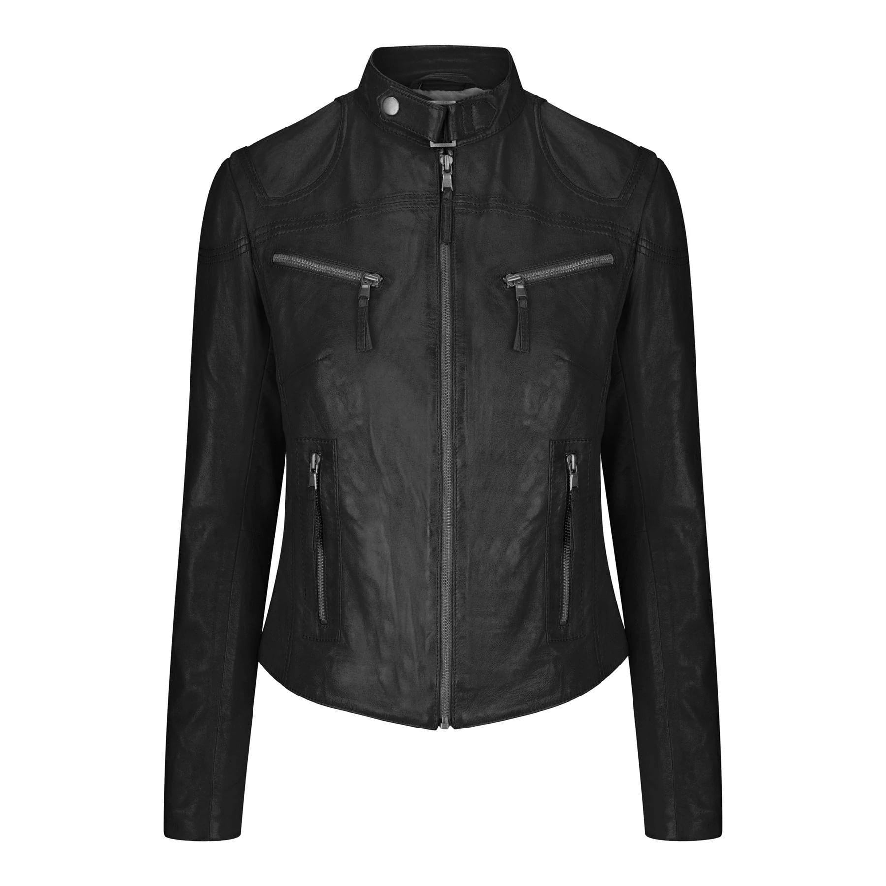 Infinity Women's Black Biker Short Jacket - Walmart.com