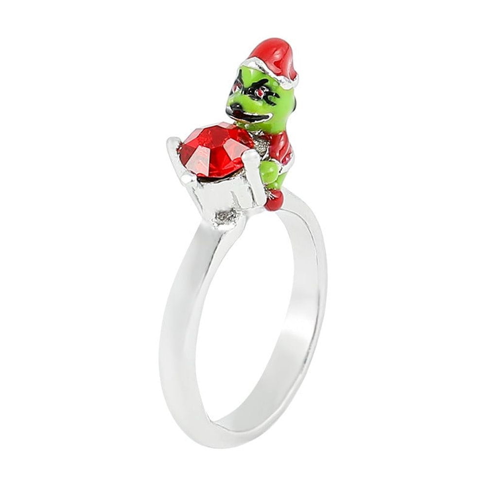Ladies Ring, Grinch Statement Rings for Women, Grinch Class Ring ...