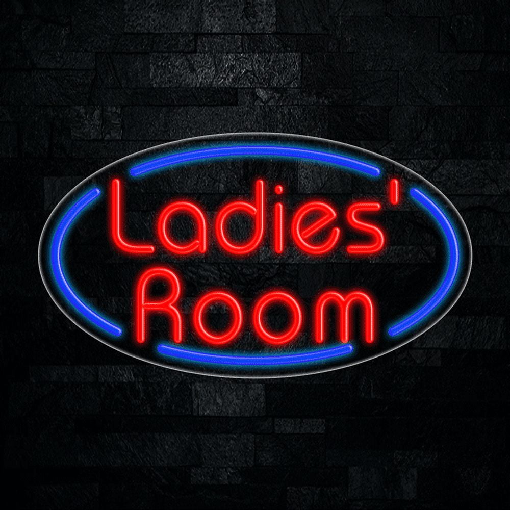 Ladies' Room-LED Neon Sign 28"L x 16"H #34535 - Walmart.com