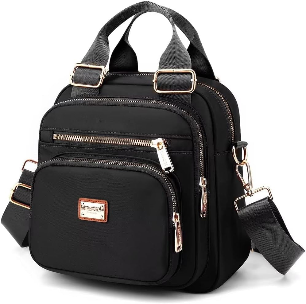 Ladies Shoulder Bag Nylon Waterproof Crossbody Small Lightweight ...