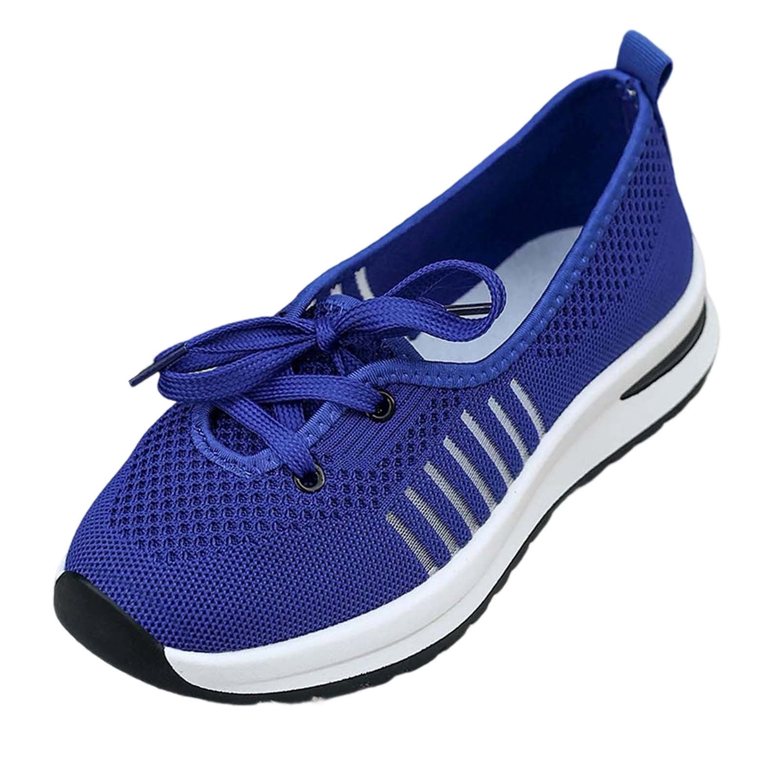 Ladies Slip On Flats for Museum Days & Sightseeing Women's Fly Weaving ...