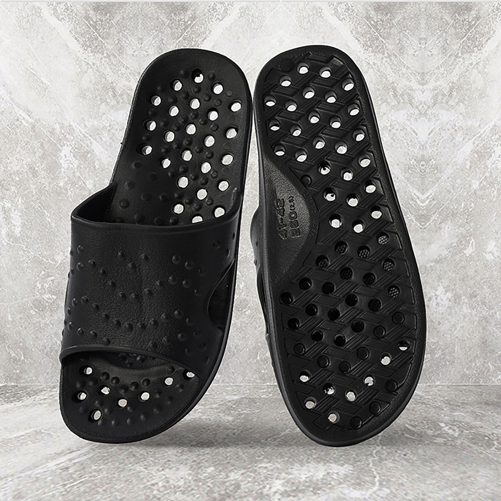 LIANGP Ladies Slippers Shower Shoes For Women Quick Drying Non Slip ...