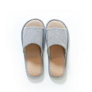 Womens Lightweight, Soft Slip On House Slippers, Open Toe, Memory Foam, Washable, Non-Slip, Size ...