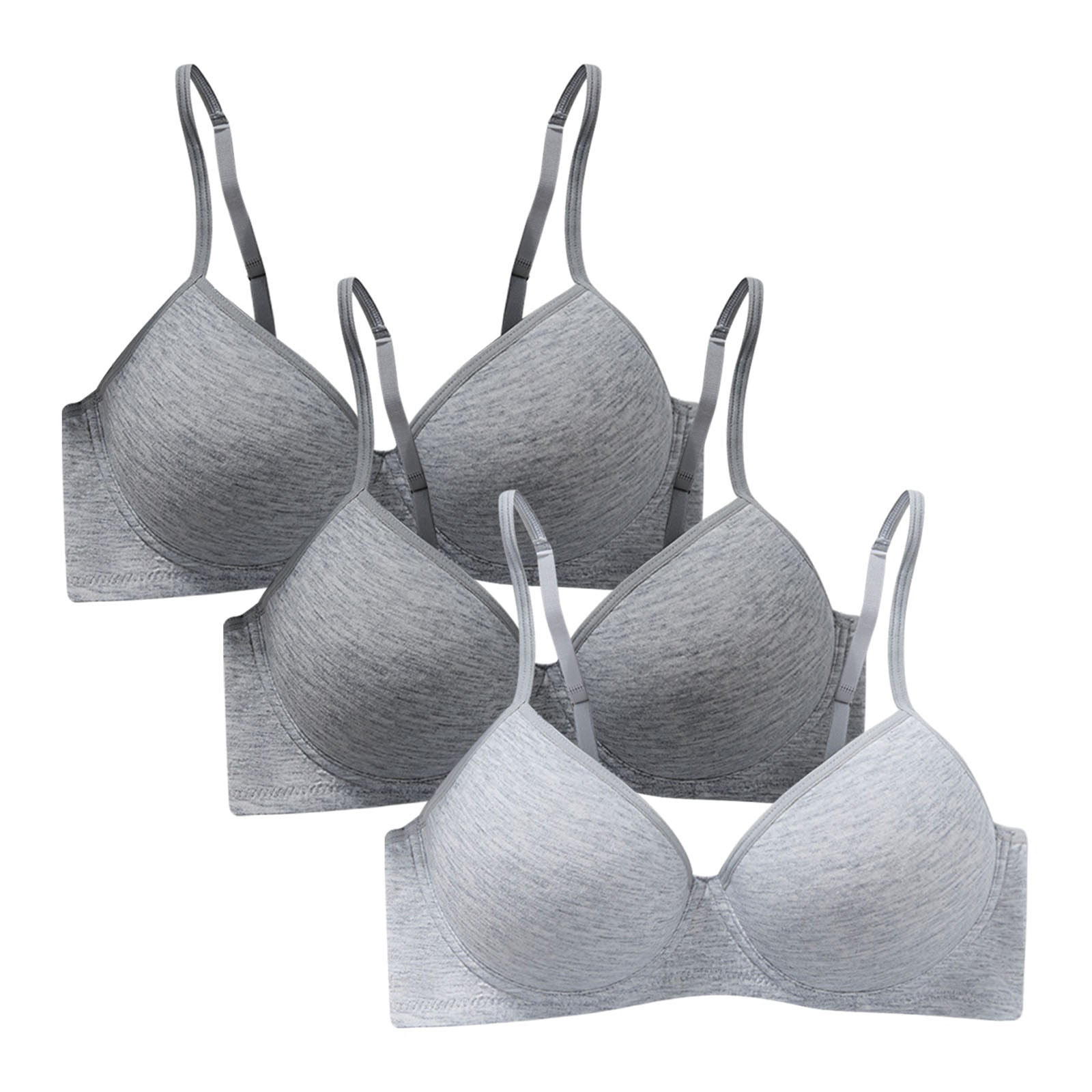 Ladies' Smooth Pure Thin Underwear T Shirt Thin Cup Bra Support Bras ...