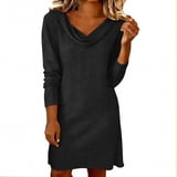 Ladies' Solid Color Temperament Elegant Swinging Collar Pleated Collar ...