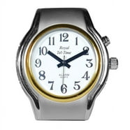 Talking Watch- Ladies- 2 Voices- Bi-Color- Expansion Band - Walmart.com