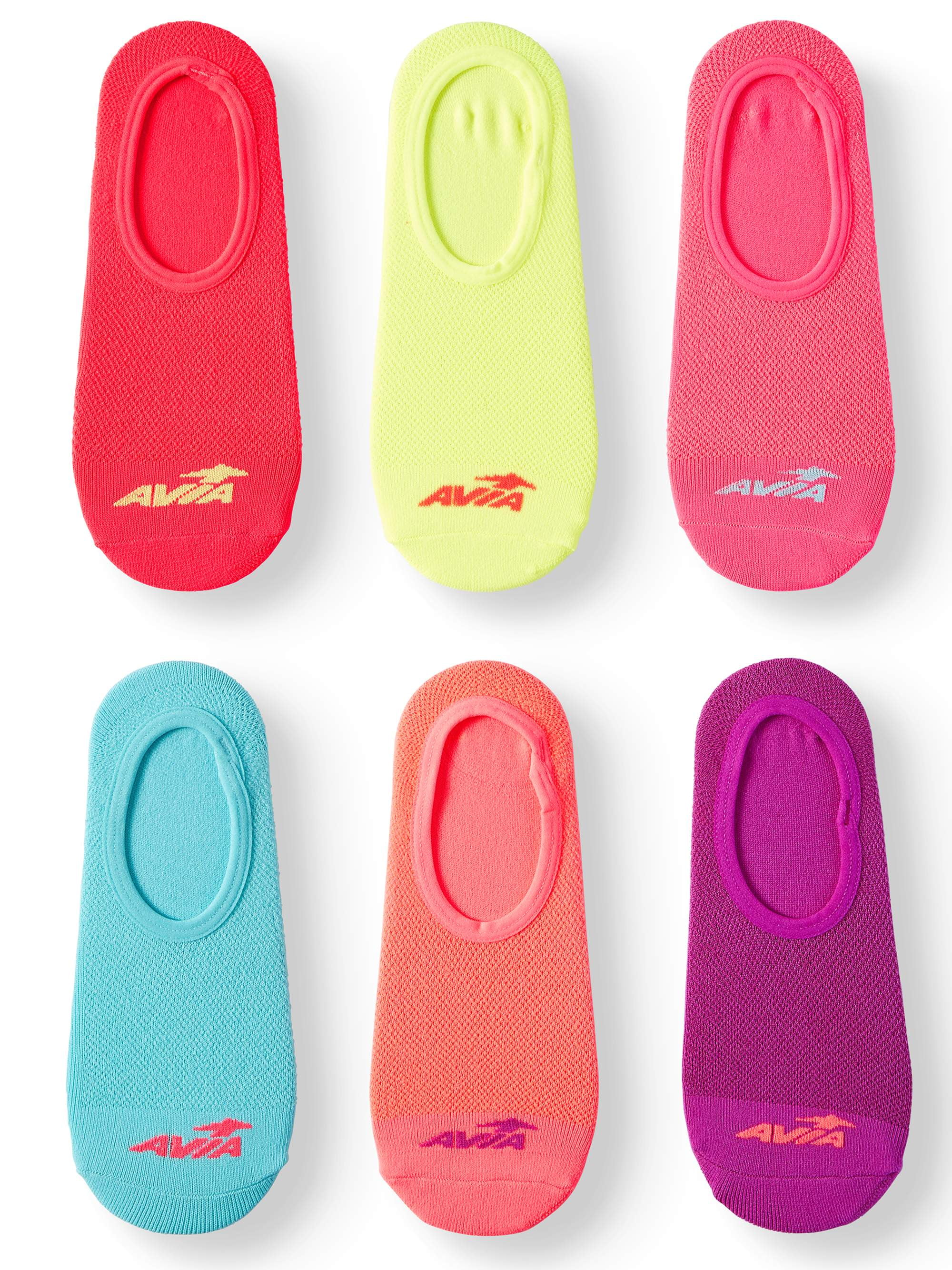 Ladies Sport Liner Socks, 6 Pack - Walmart.com