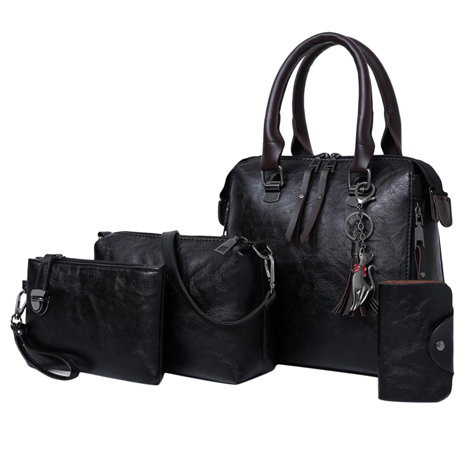 Ladies Tote Shoulder Handbag PU Leather Work Bag Briefcase Streetwear ...