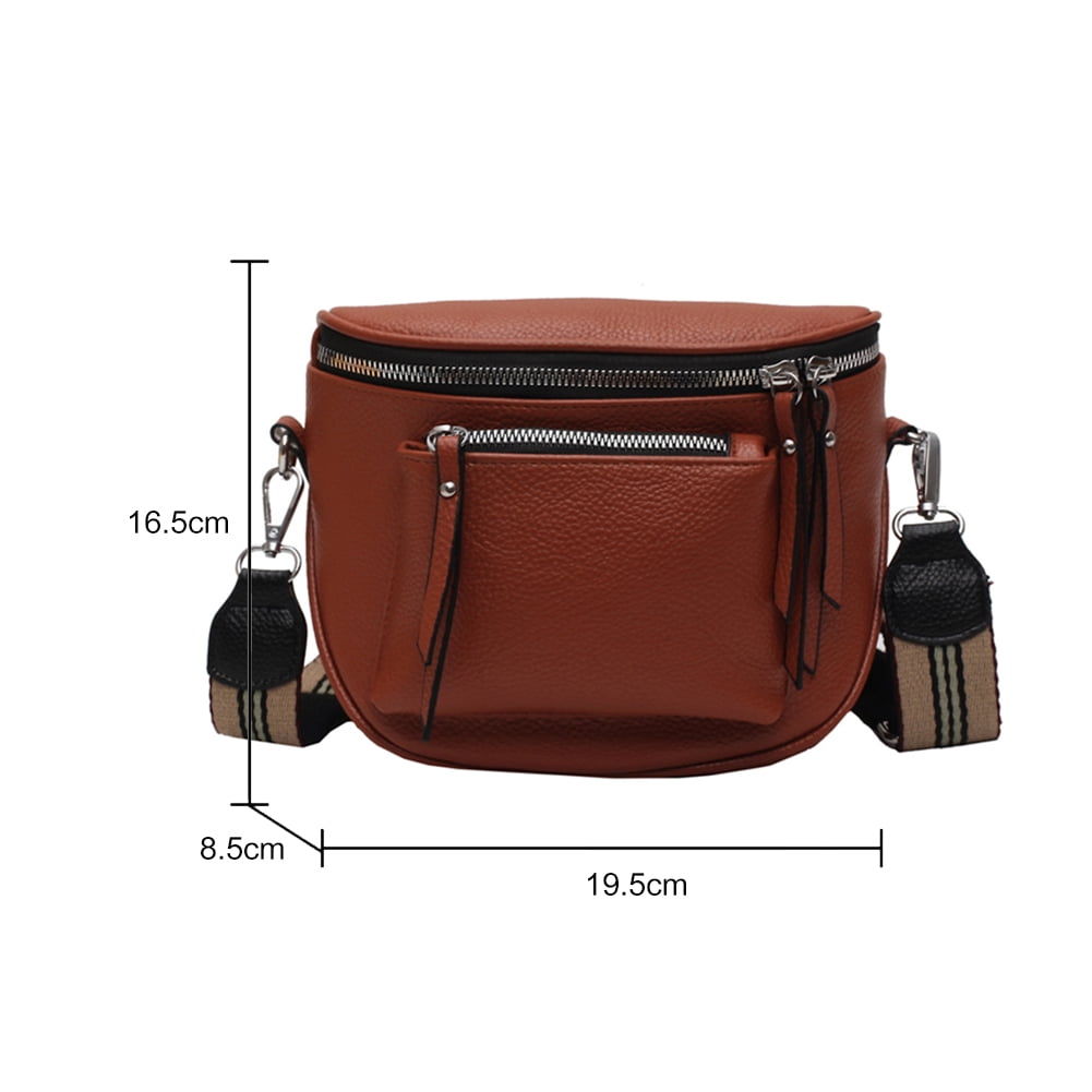 Ladies Vintage Leather Crossbody Shoulder Bags for Women Chest Bag 2023 ...