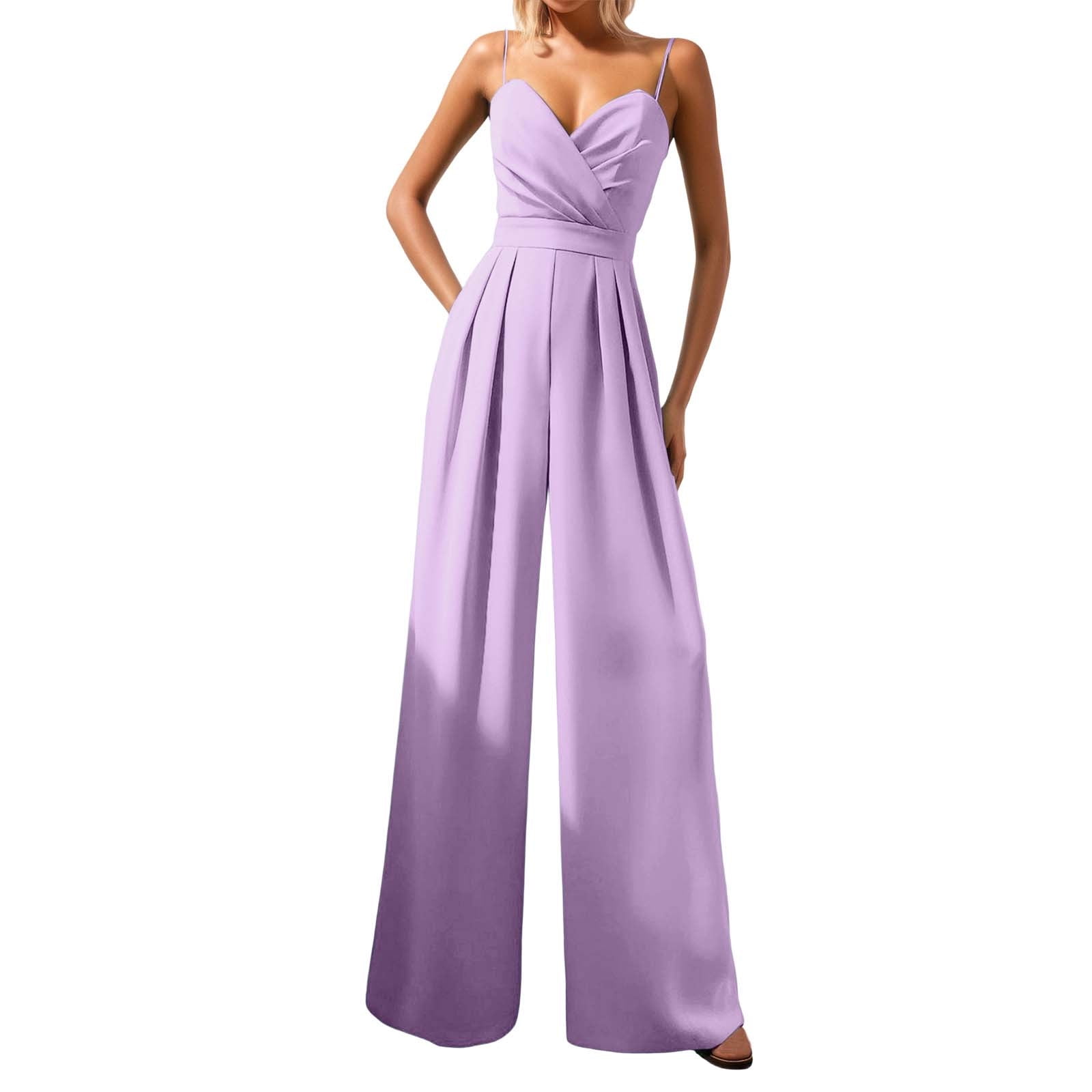 Ladies' Waist Cinching Straight Floor Length Pants - Strapless ...