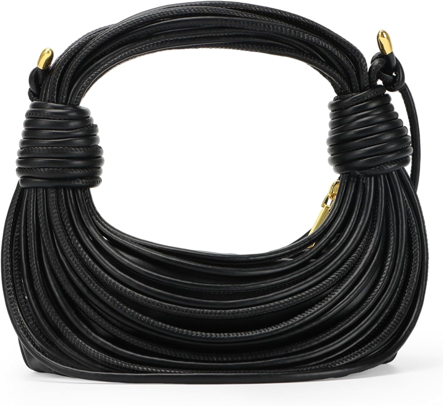 Ladies knotted woven handbag, shoulder bag, clutch bag, handwoven ...