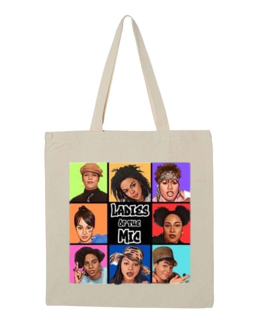 Ladies of the Mic, Bold Statement for Female Emcee, Rapper, MC Tote Bag ...