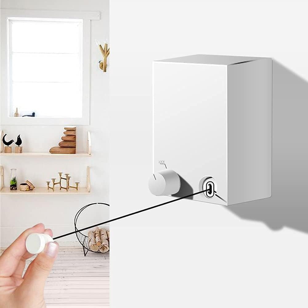 Ladila Retractable Washing Line Double Line Extendable Clotheslines ...