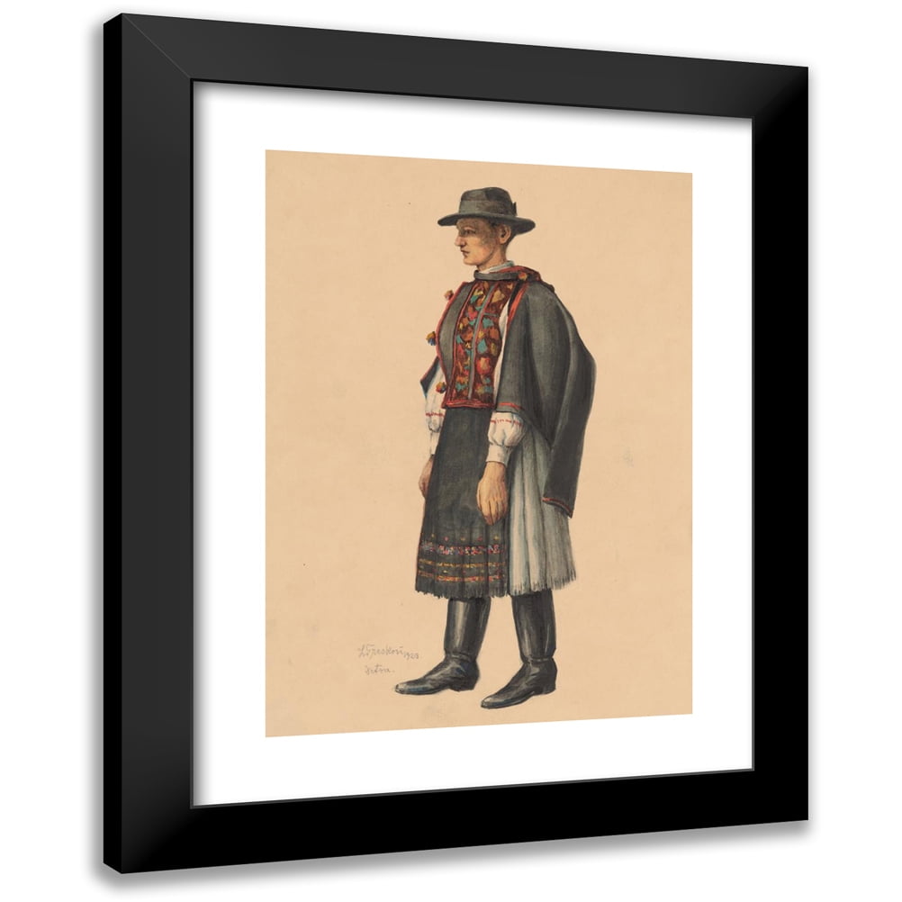 Ladislav Treskoň 11x14 Black Modern Framed Museum Art Print Titled ...