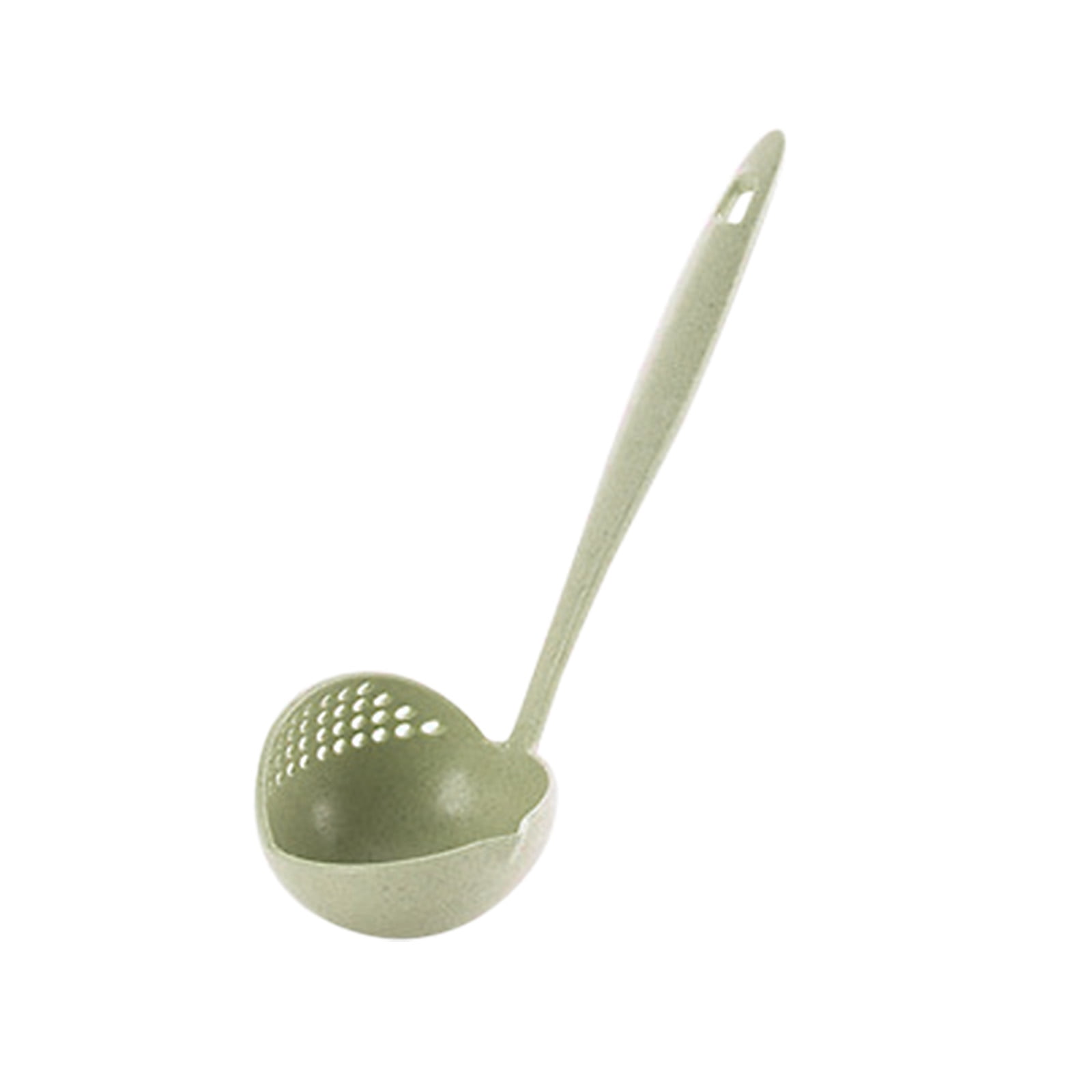 Ladle Spoon with Filter Strainer Soup Ladle Silicone Soup Ladle Plastic ...