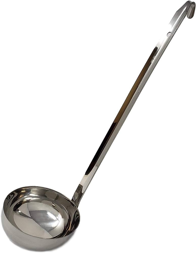 Ladle Stainless Steel Hooked Handle 12 Oz - Walmart.com
