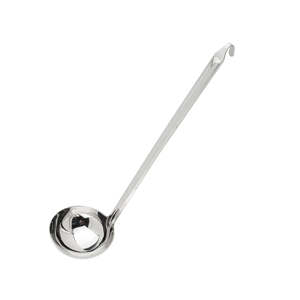 Ladle -Stainless Steel Long Handle Soup Spoon With Hanging Hook Kitchen ...