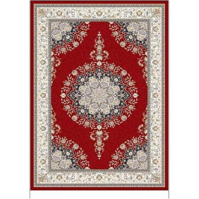 Ladole Rugs Elson Flatweave Red Vintage Area Rug For Livingroom Bedroom ...