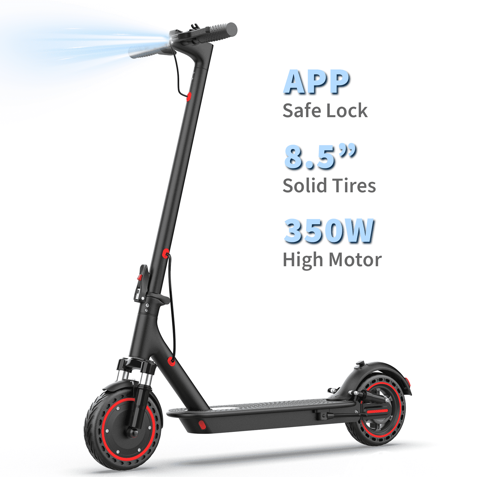 PRINTE Electric Scooter 350W with Double Shock Absorption and App LCD ...