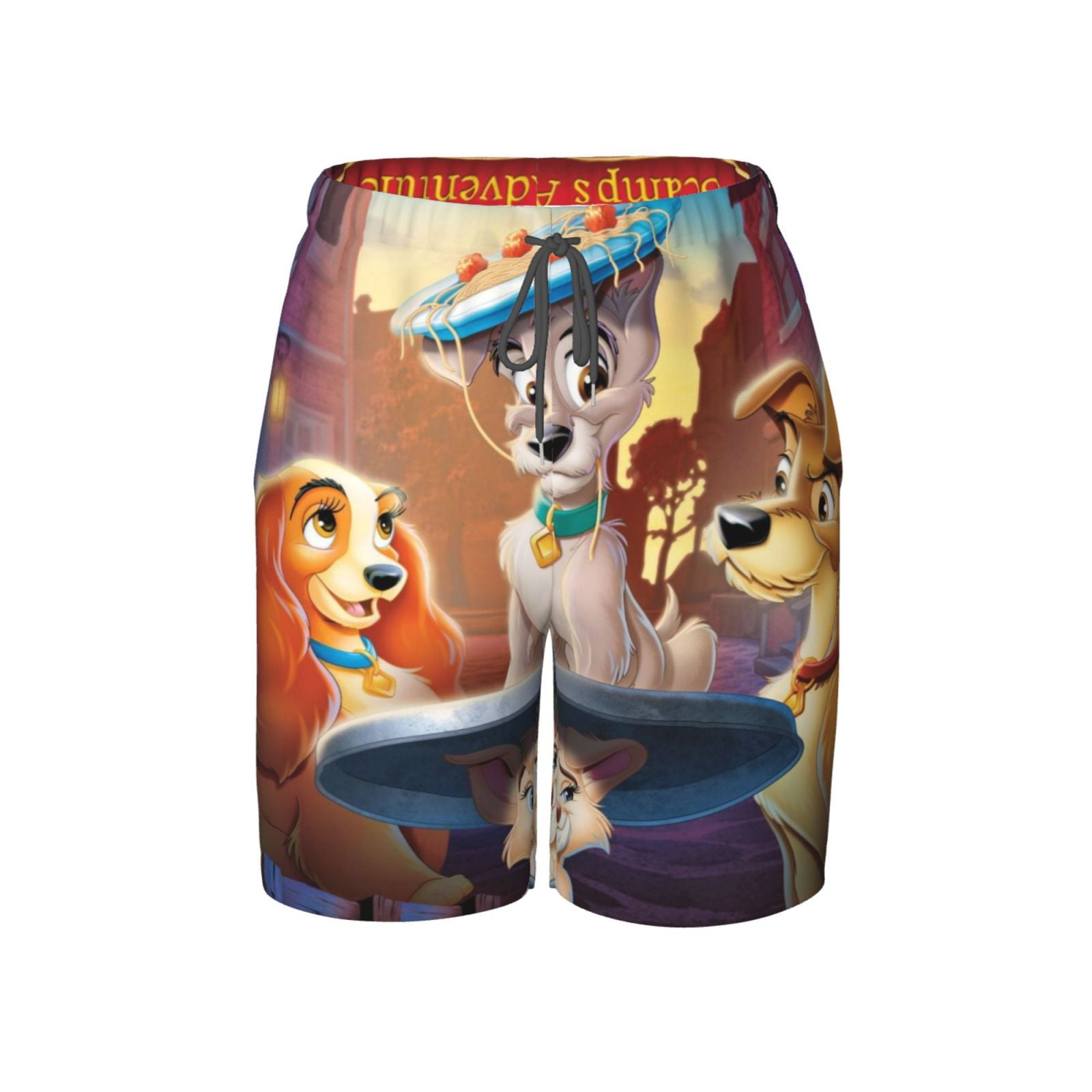 Lady And The Tramp Boys Swim Trunks Quick Dry Swim Shorts Kids Bathing ...