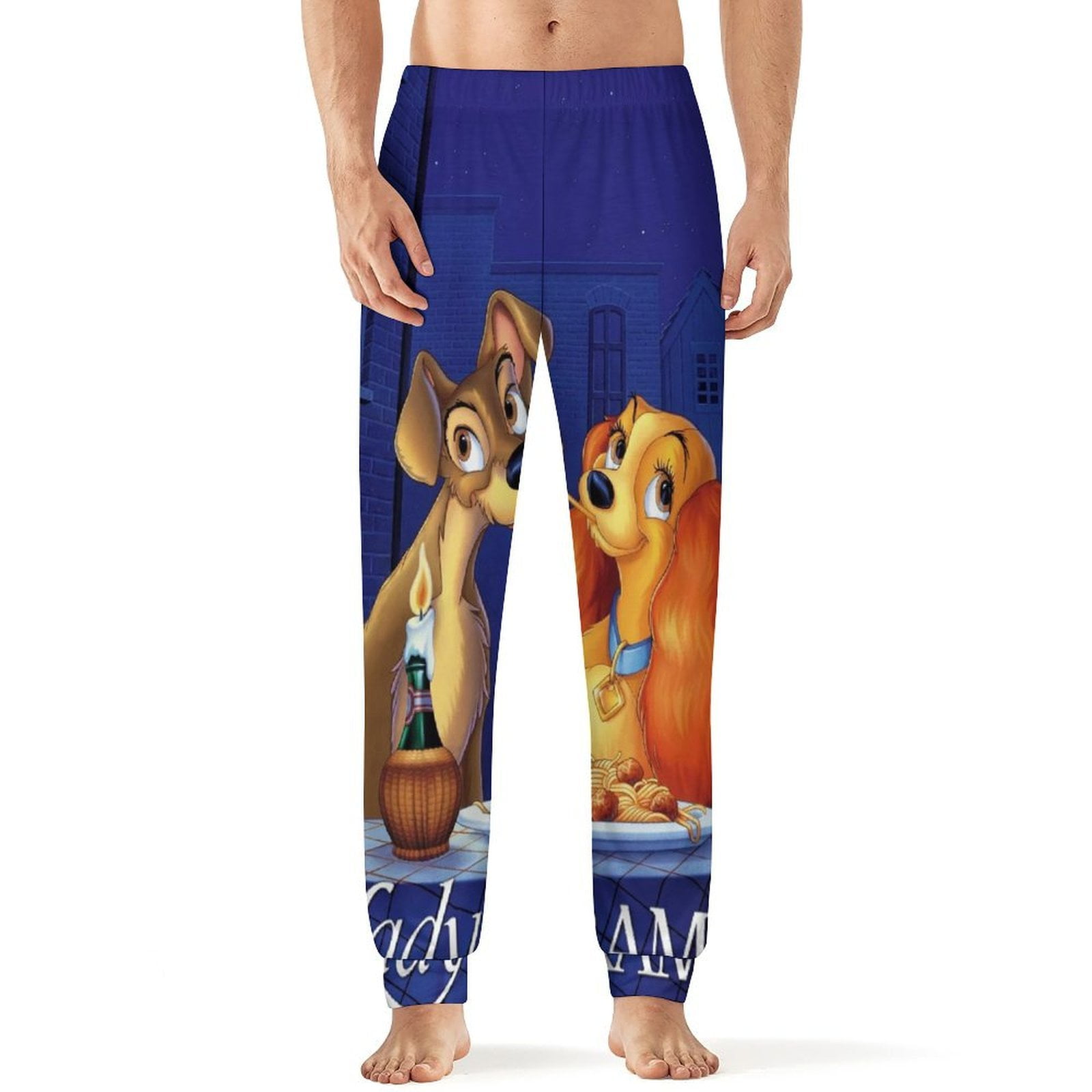 Lady And The Tramp Men's Lightweight Pajama Pants Soft Lounge Sleep ...