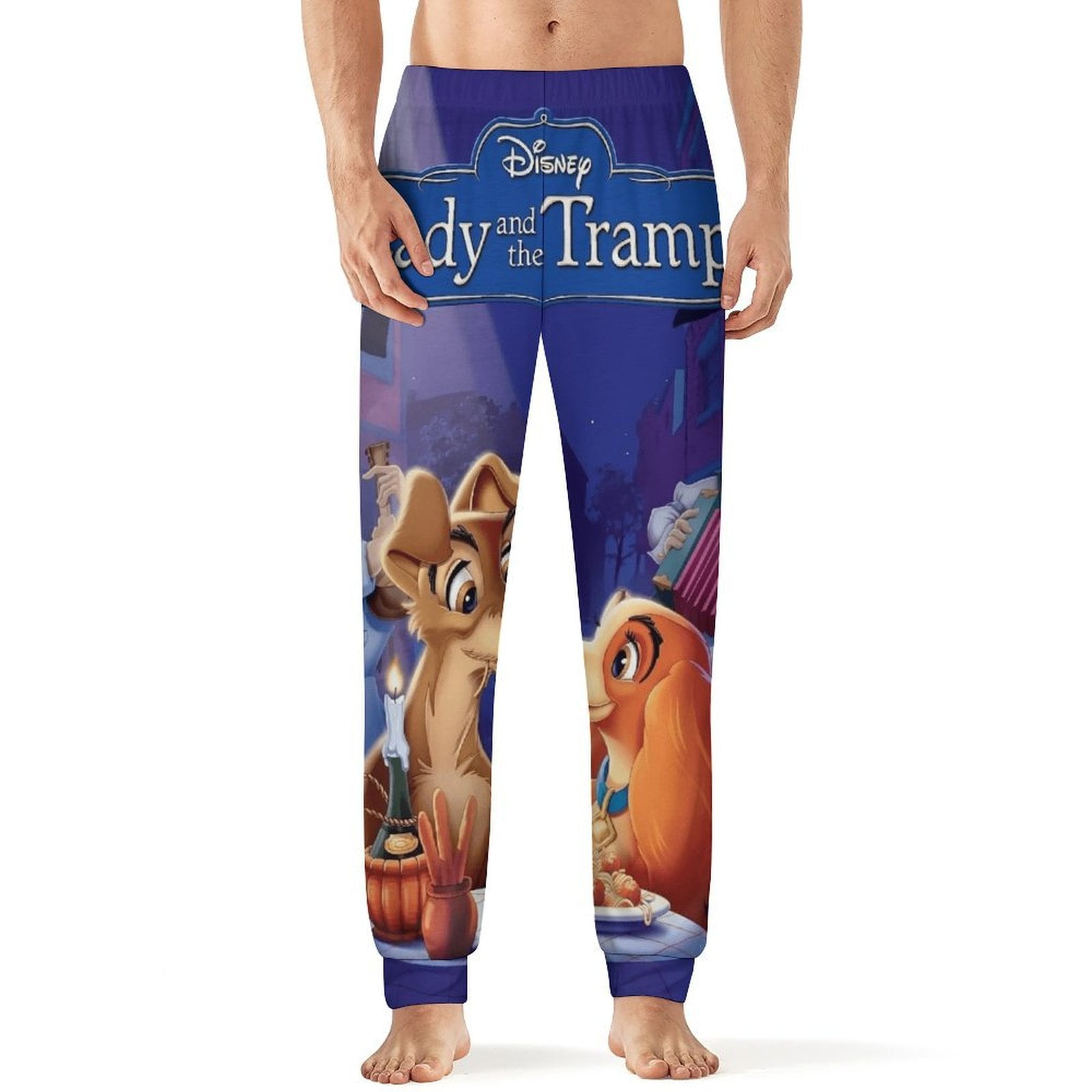 Lady And The Tramp Men's Lightweight Pajama Pants Soft Lounge Sleep ...