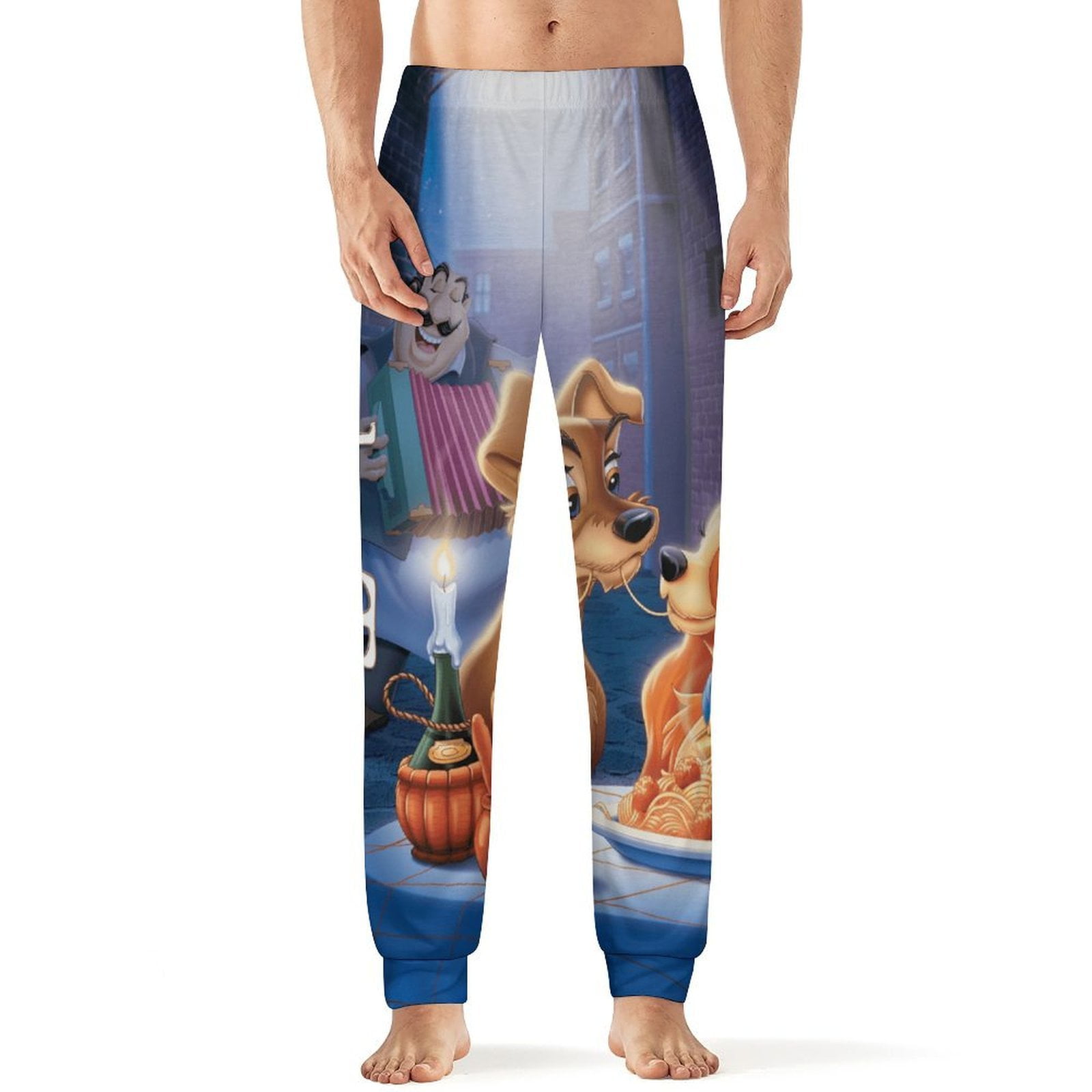 Lady And The Tramp Men's Lightweight Pajama Pants Soft Lounge Sleep ...