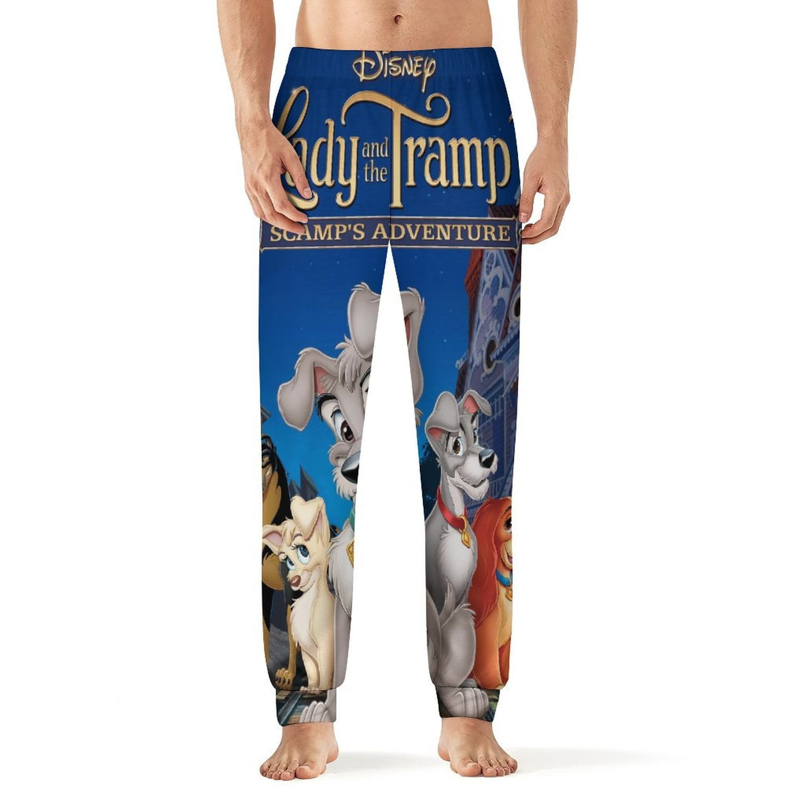 Lady And The Tramp Men's Lightweight Pajama Pants Soft Lounge Sleep ...