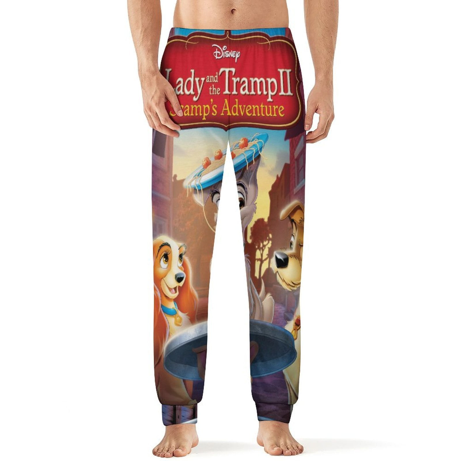 Lady And The Tramp Men's Lightweight Pajama Pants Soft Lounge Sleep ...