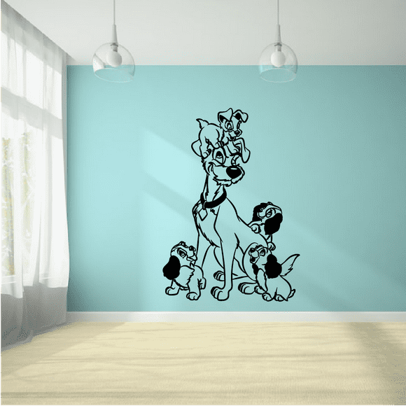 Lady Tramp Disney Art