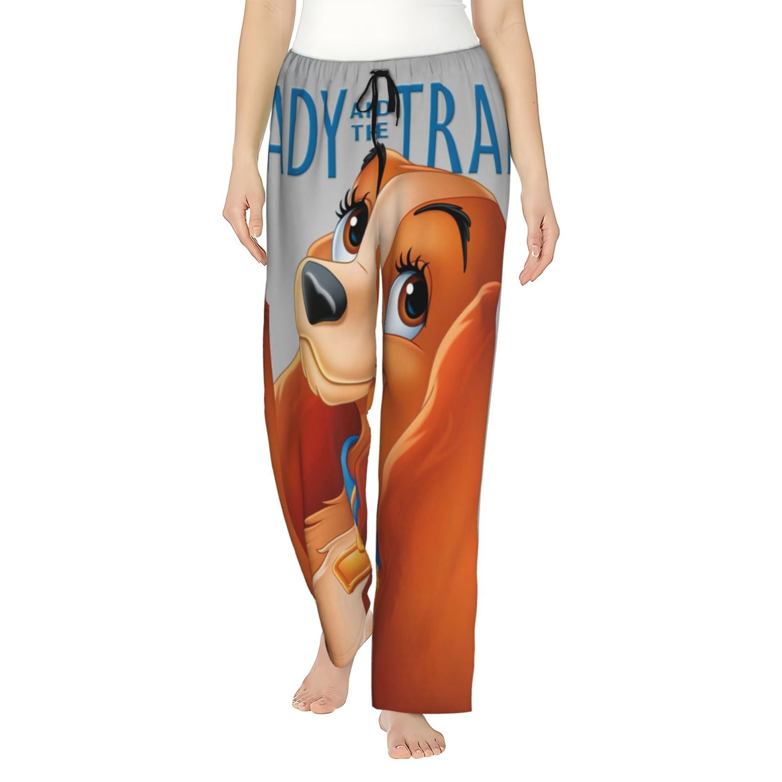 Lady And The Tramp Women's Pajama Pants Comfy All Over Print Lounge ...