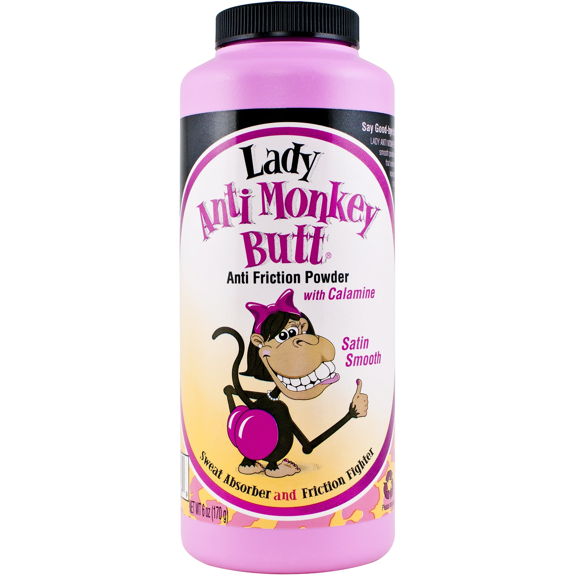 Lady Anti Monkey Butt Women's Body Powder with Calamine Prevents ...
