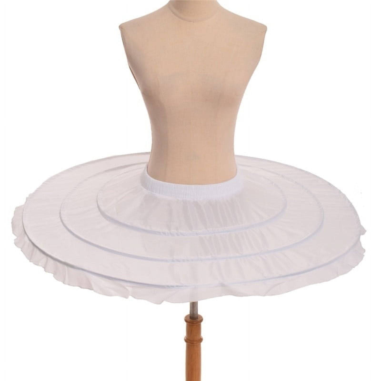 Lady Ballet Skirt Crinoline Hoop Bustle Tutu Skirt Petticoat - Walmart.com