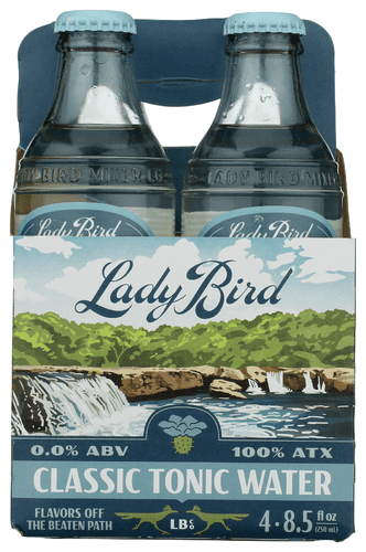 Lady Bird Soda Co Classic Tonic Water 4-Pack 34 fl oz (Pack of 6 ...
