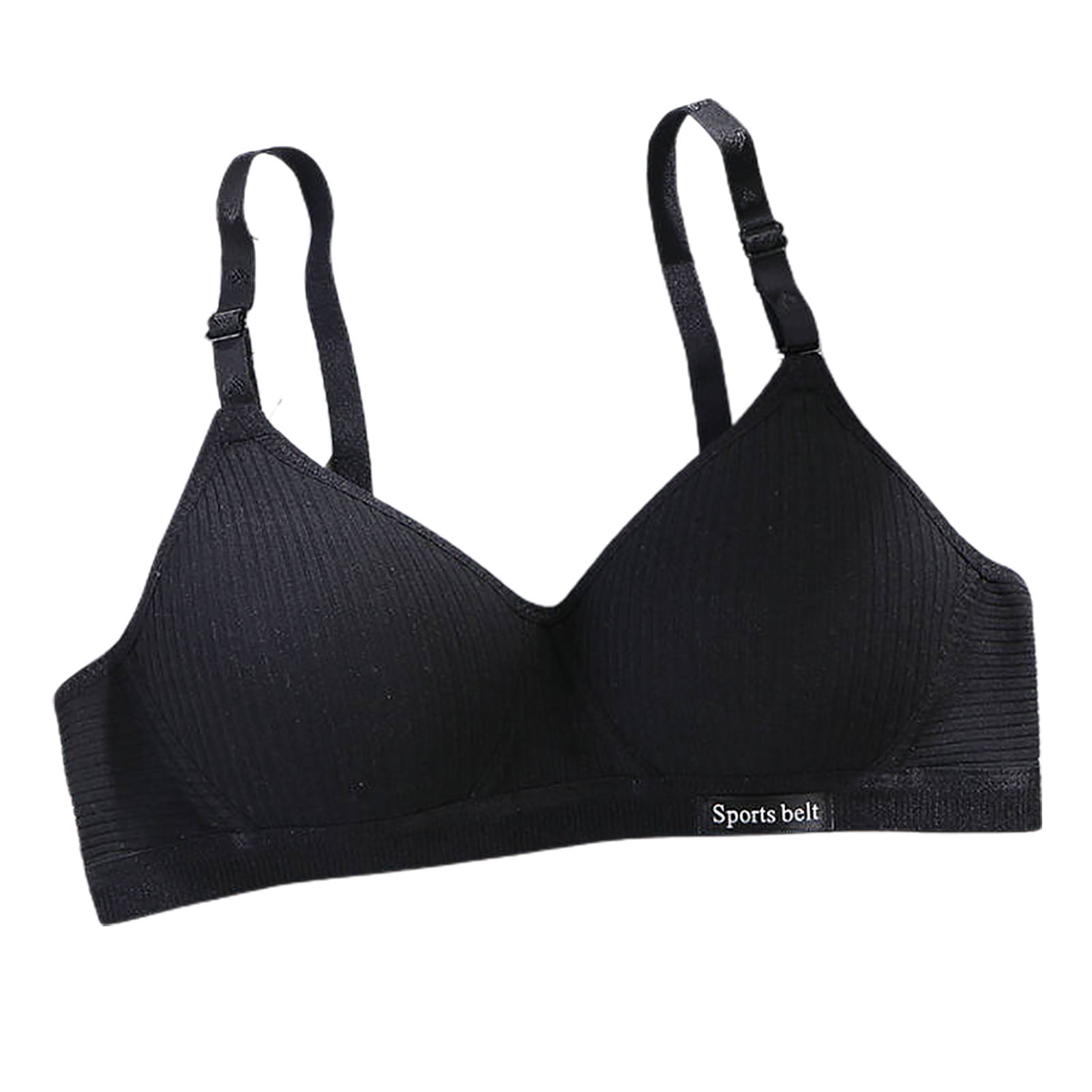 Lady Bra Three Buckles No Rims Adjustable Shoulder Straps Seamless ...