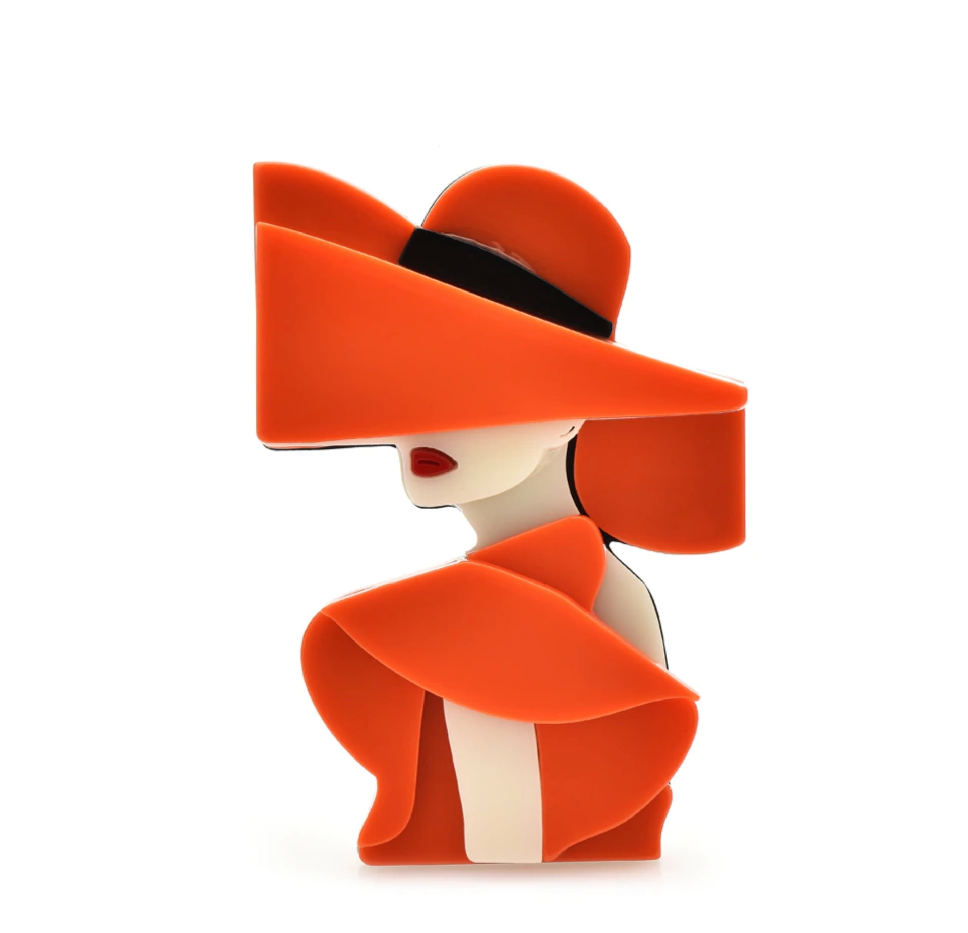 Lady Brooch In Art Deco - Walmart.com