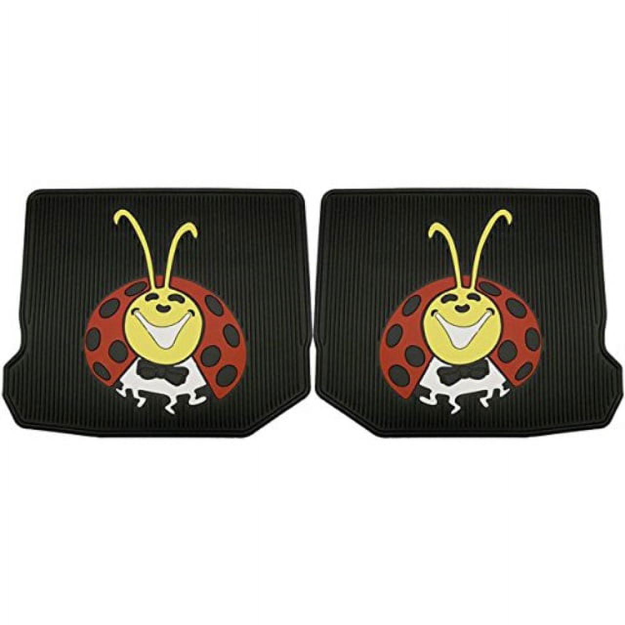 Lady Bug Floor Mats, Rear, Fits All Aircooled Beetles, Pair - Walmart.com
