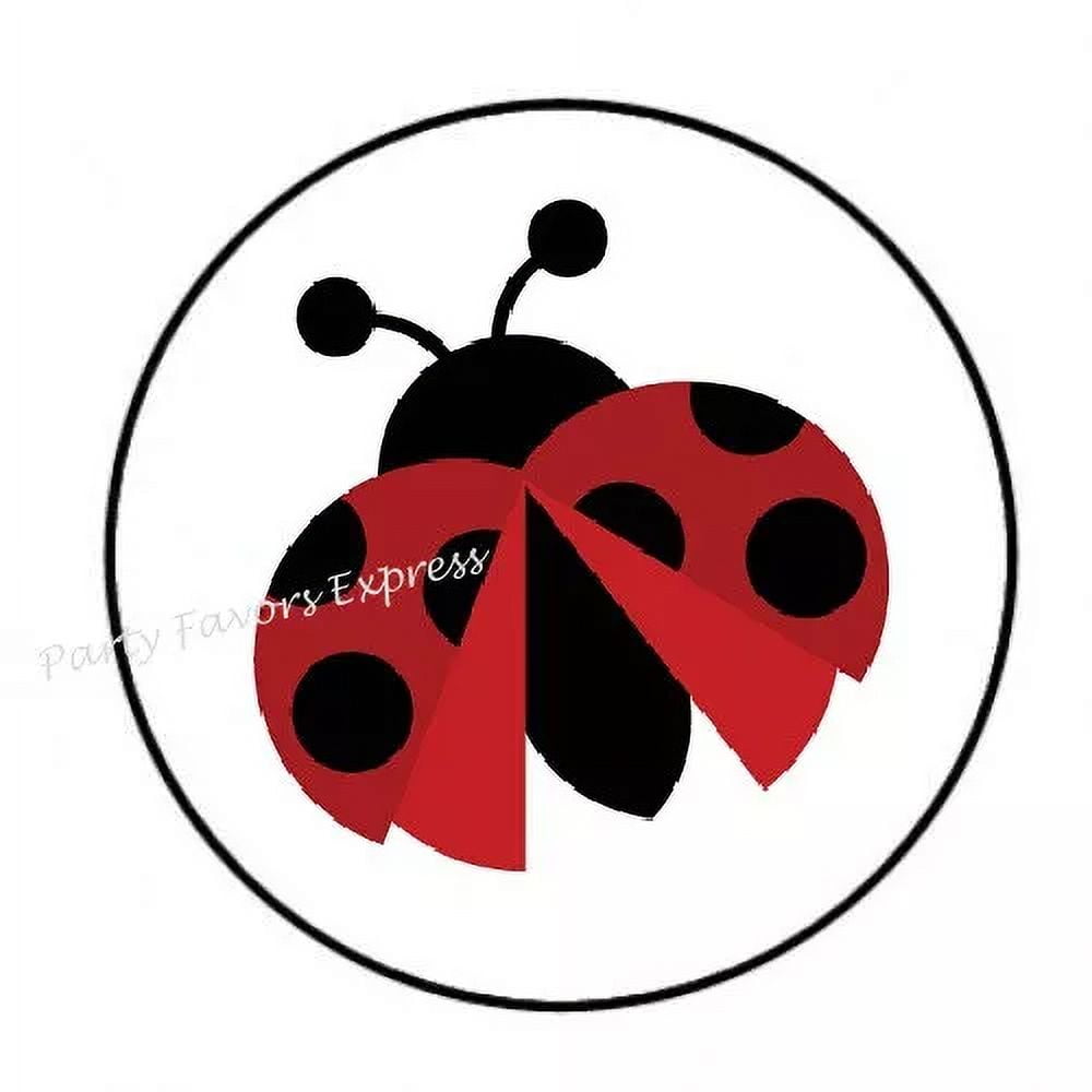 Lady Bug Ladybug Stickers Party Favors Phone Decal Water Bottle ...