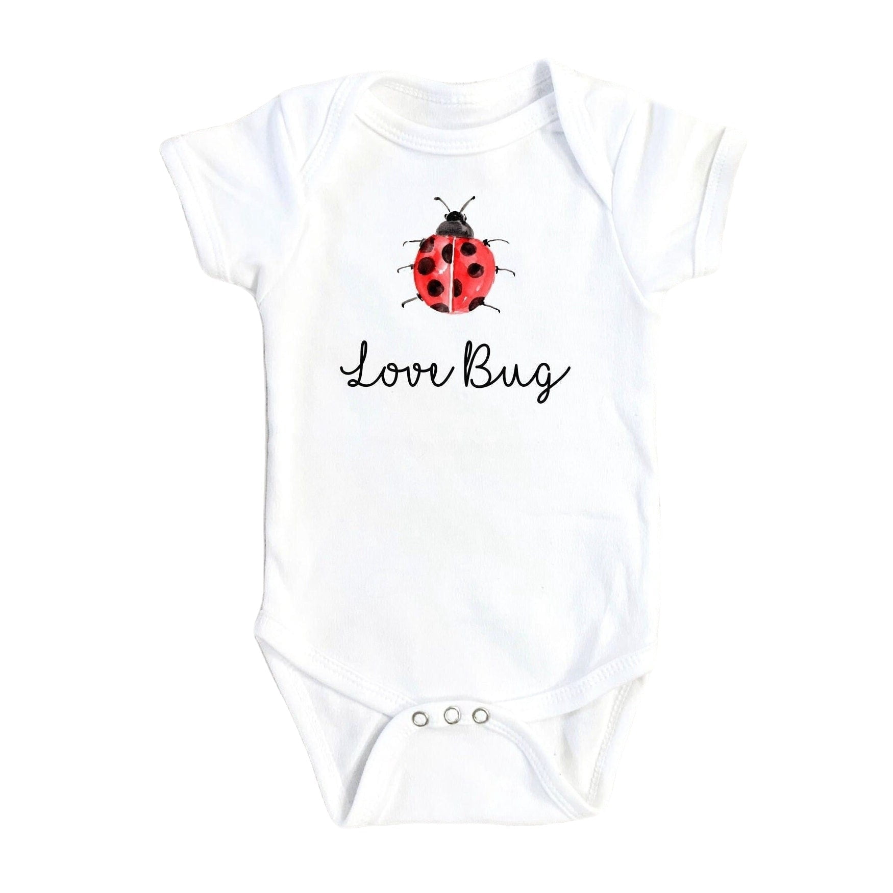 Lady Bug Love - Baby Boy Girl Clothes Infant Bodysuit Funny Cute ...