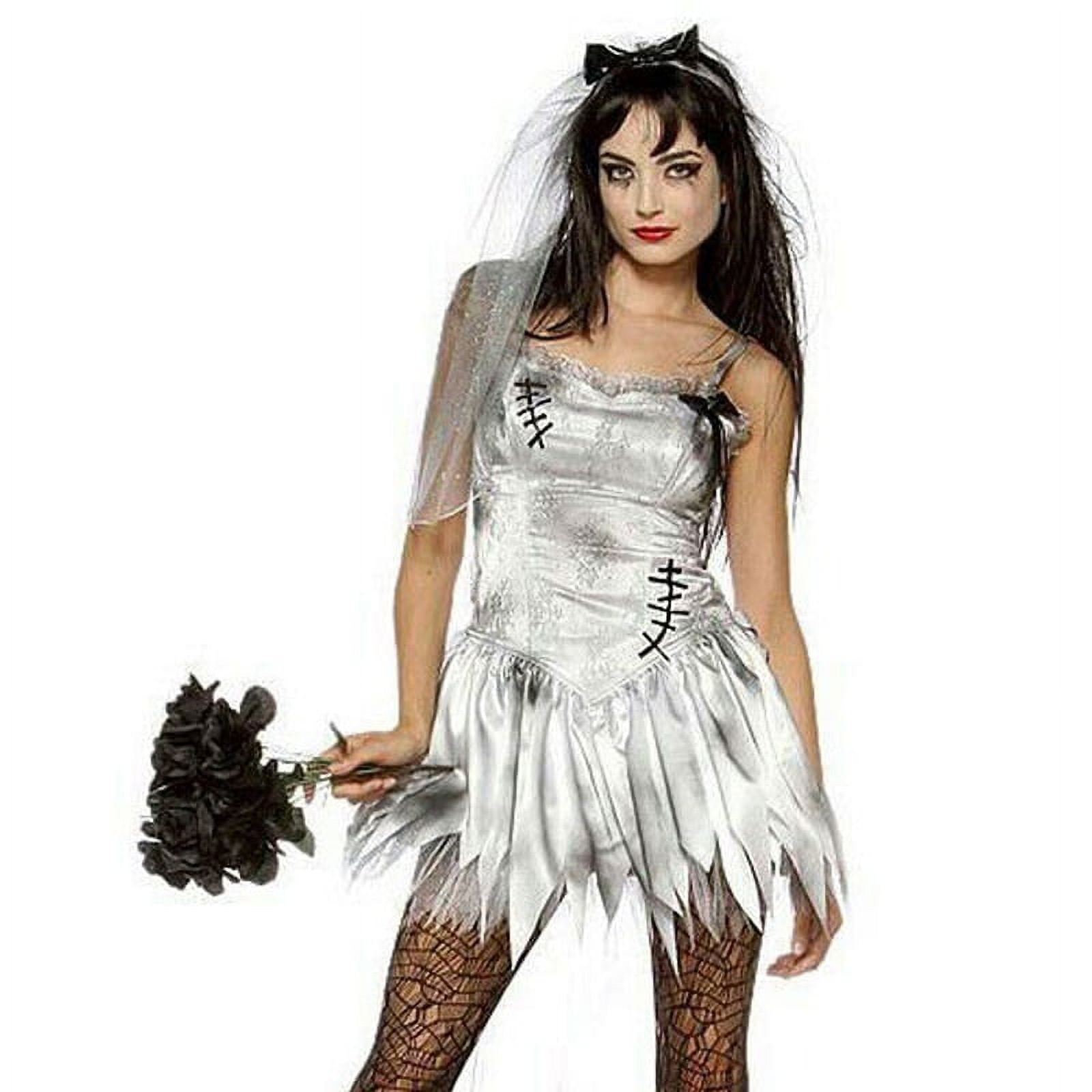 Lady Carnival Halloween Corpse Bride Evil Ghost Costume Day Of The Dead ...