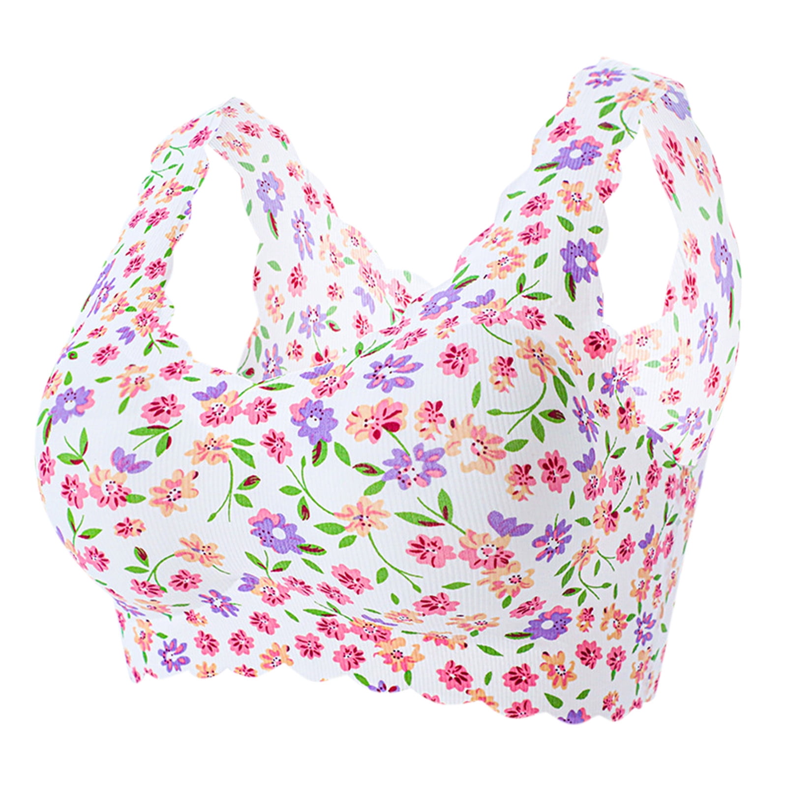 Lady Core Colors Smoothing Soft Wireless Push-Up Bra - Walmart.com