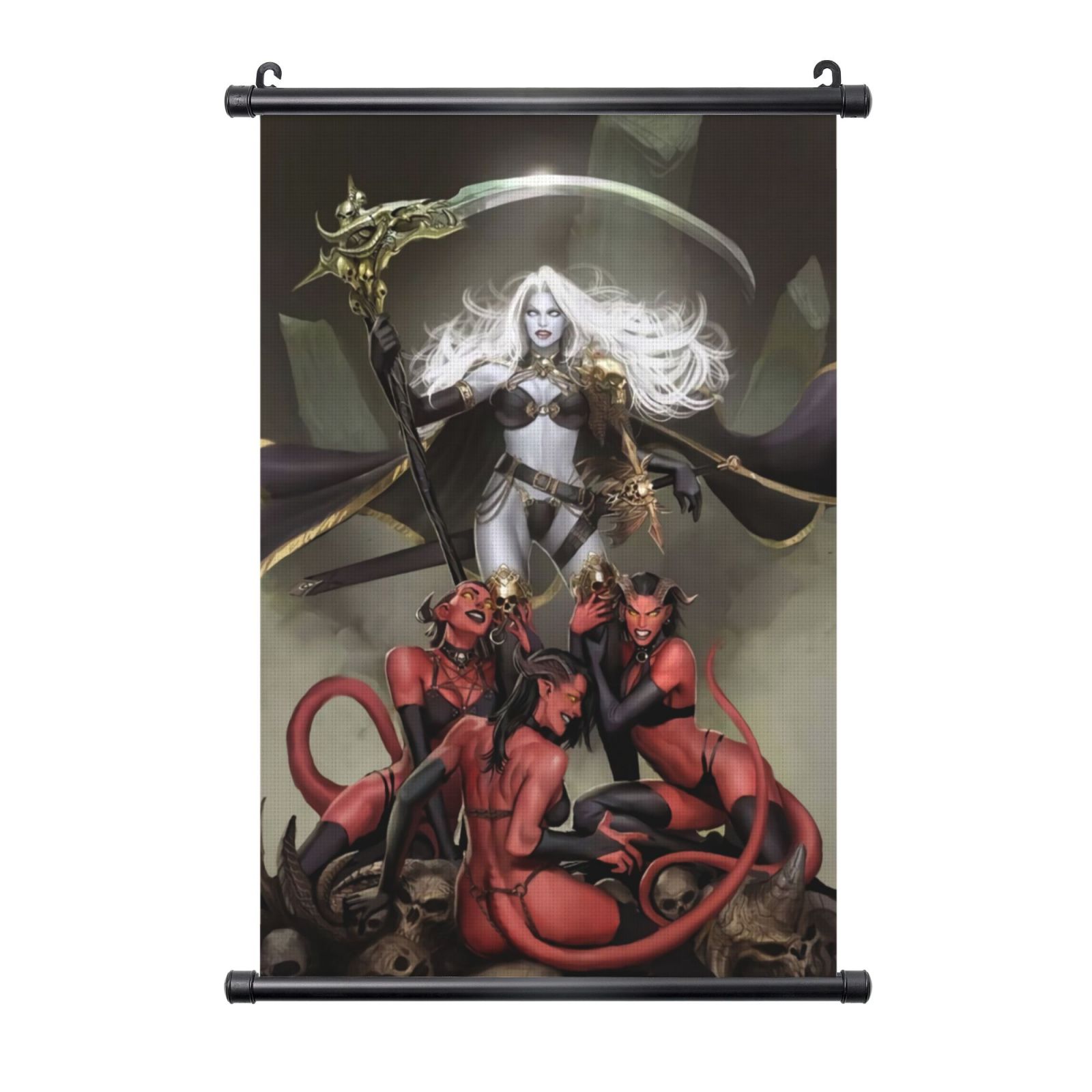 Lady Death Posters Wall Hanging Black Plastic Shaft Poster Wall Art ...