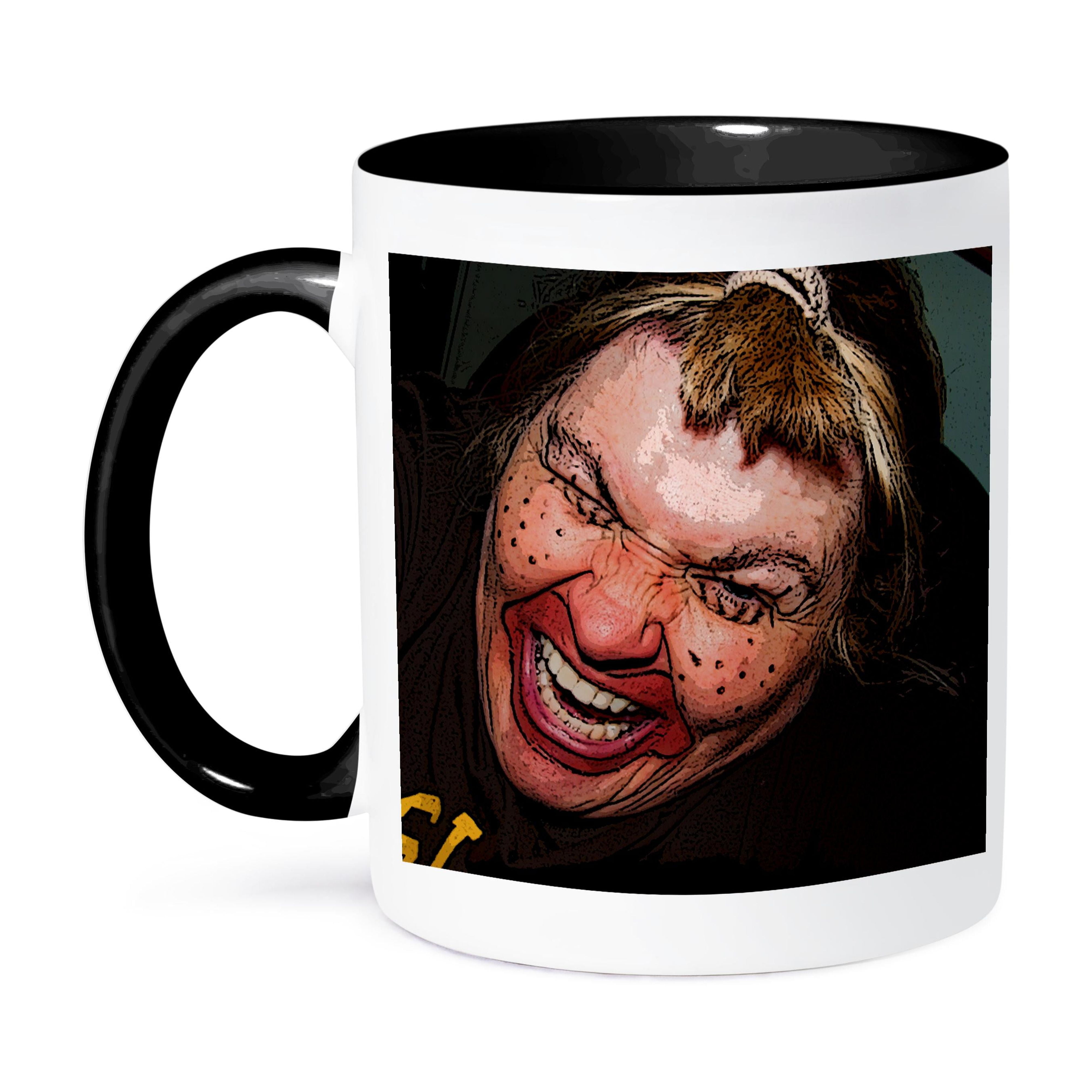 3dRose, Lady Dressed Up Like Ugly Clown for Halloween With Her Face ...