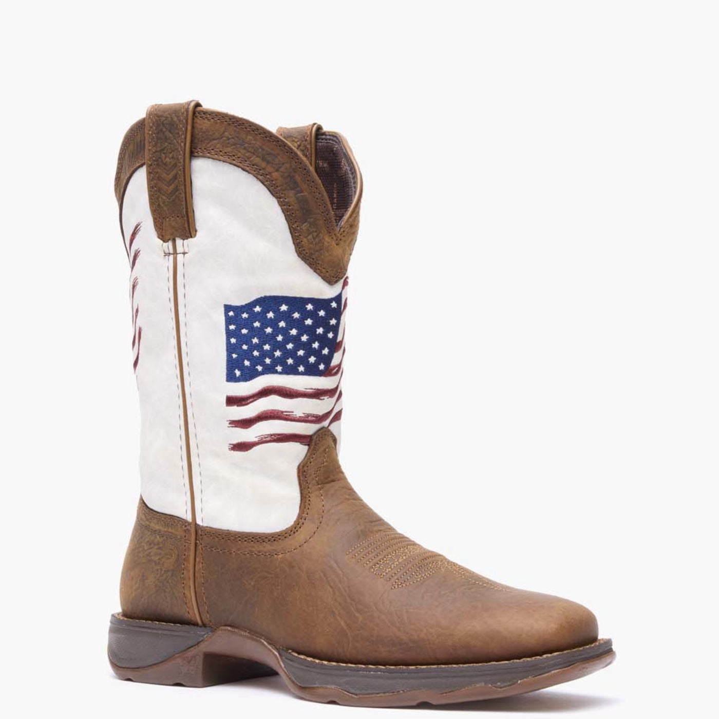 Lady Durango Women's Distressed Flag Embroidery Western Boot - Walmart.com
