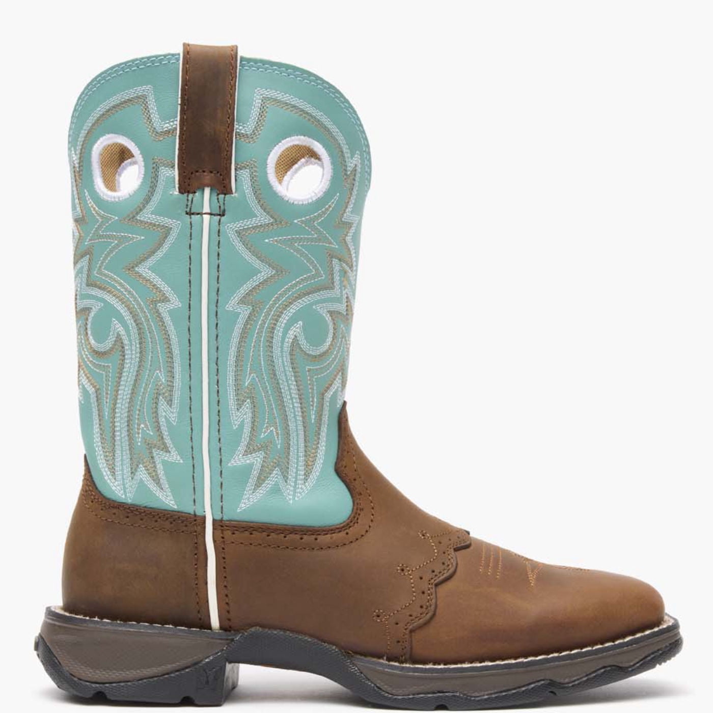 Lady Durango Women's Powder n' Lace Saddle Western Boot - Walmart.com
