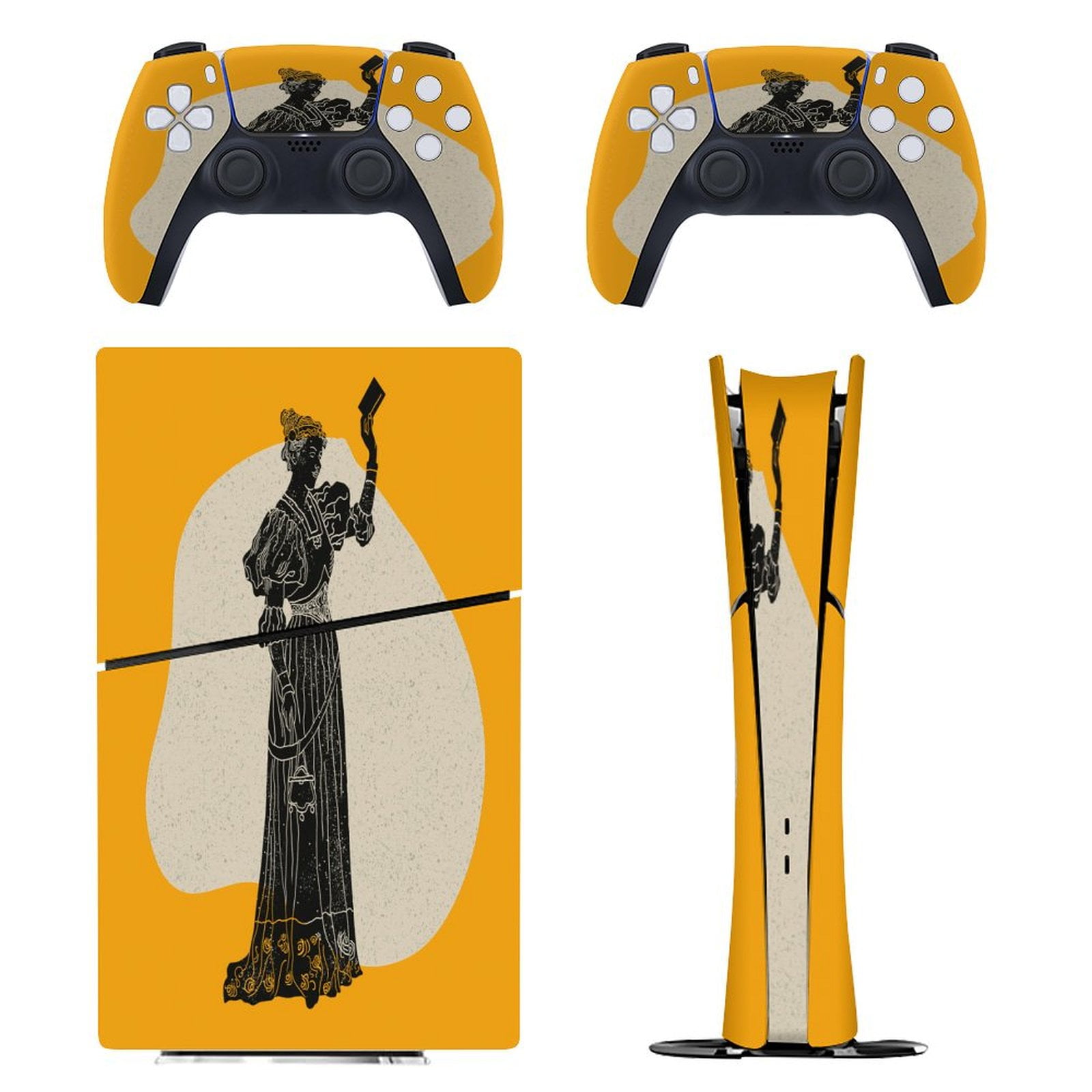 Lady, Elegant, European, Retro, Girly PS5/PS5 Slim Digital Disc Skin ...