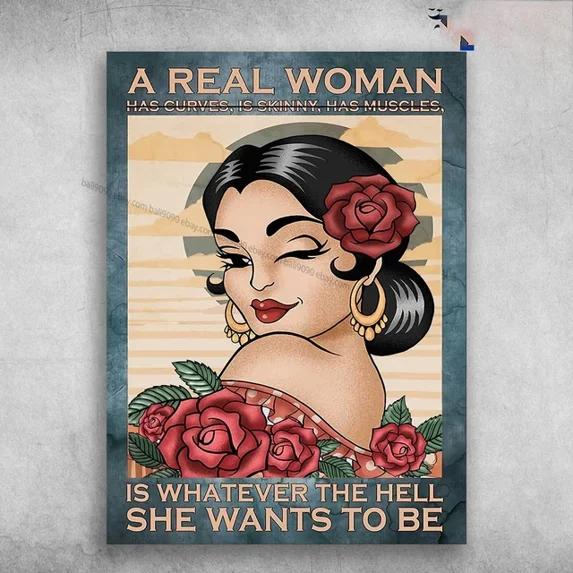 Lady Flower - A Real Woman Has Curves Is Skinny Has Muscles Is Whatever ...