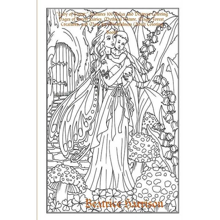forest fairies coloring book for adults