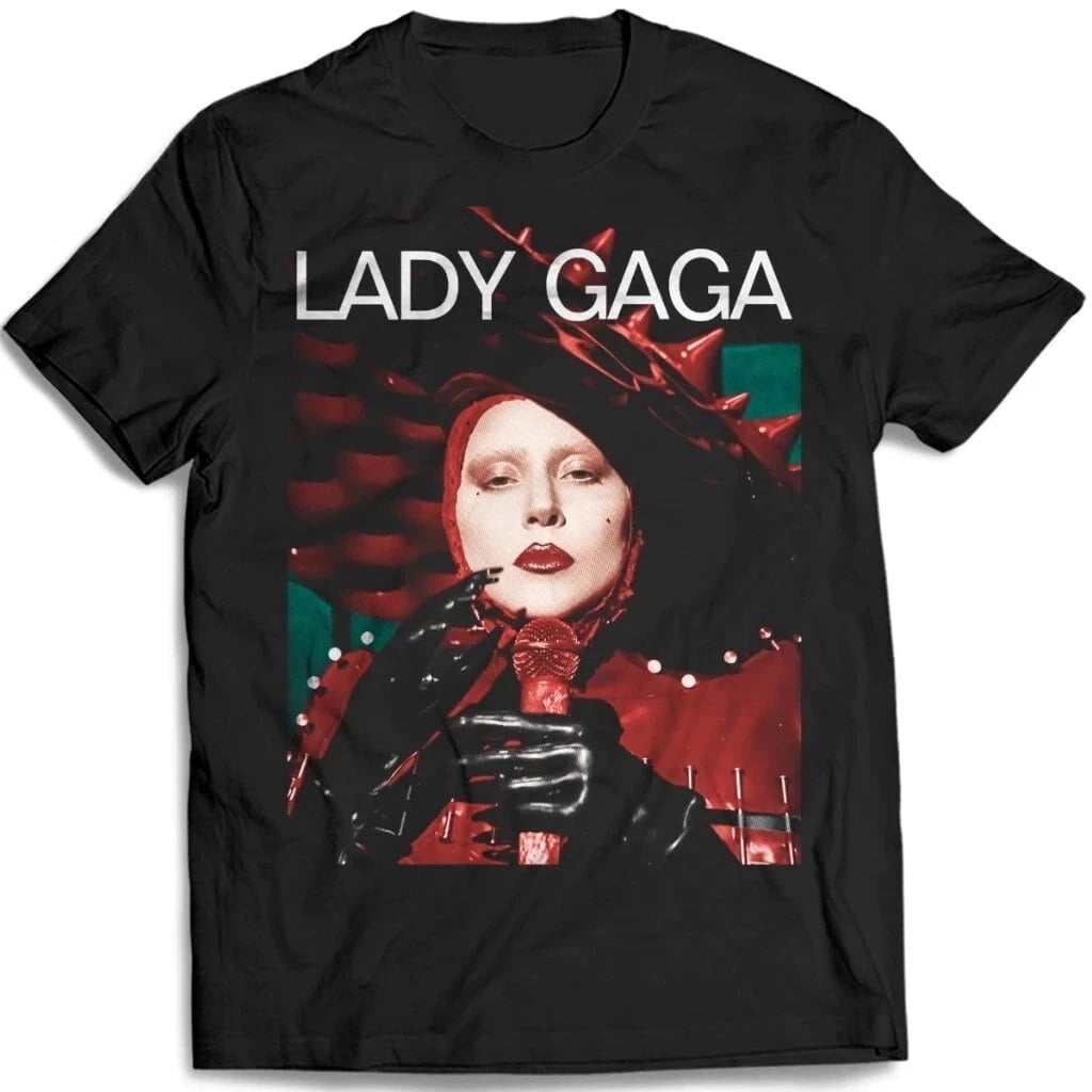 Lady G.aga 2025 Tour Unisex, Short Sleeve T Shirt S to 4XL Gift Fan - Walmart.com
